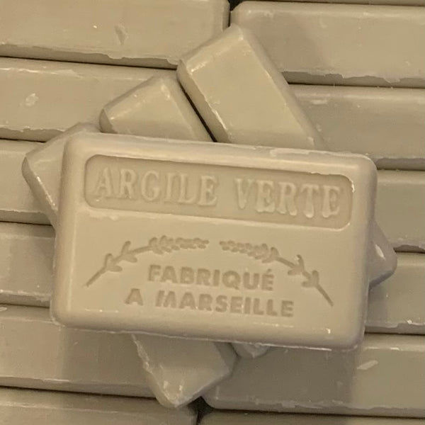 Green Clay Savon de Marseille Soap Bar 125g | Natural French Oily Skin ...